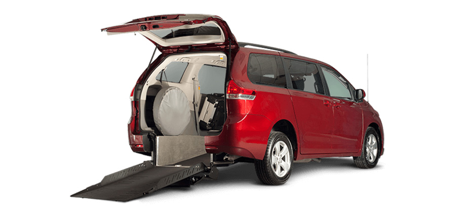 Toyota Rear-entry Wheelchair Accessible Vans | AMS Vans
